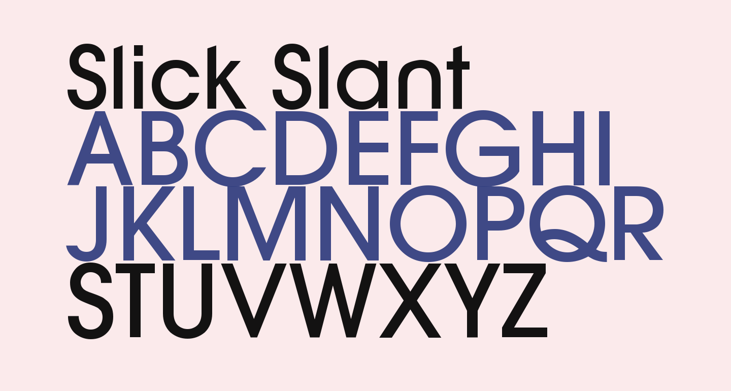 Slick Slant free Font - What Font Is