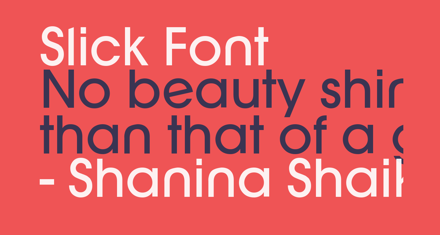 Slick free Font - What Font Is