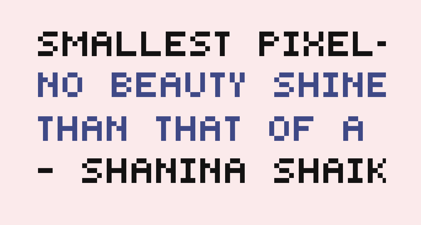 Smallest Pixel-7 free Font - What Font Is