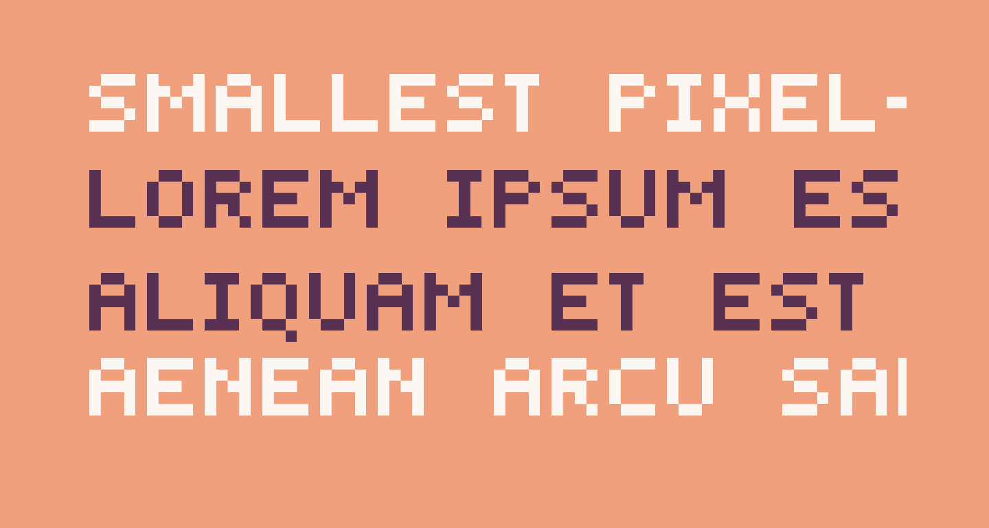 Smallest Pixel 7 Free Font What Font Is smallest-pixel-7-free-font-what-font-is