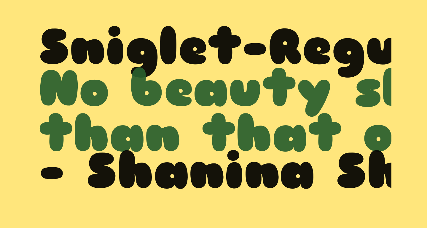 Sniglet-Regular free Font - What Font Is