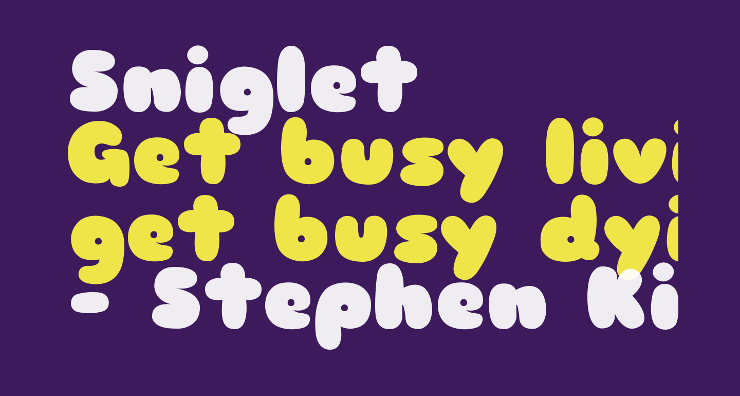 Sniglet free Font - What Font Is