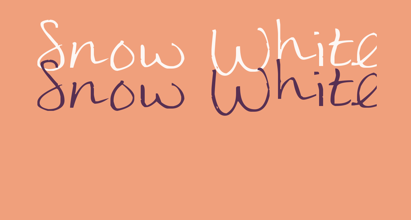 Snow White free Font - What Font Is