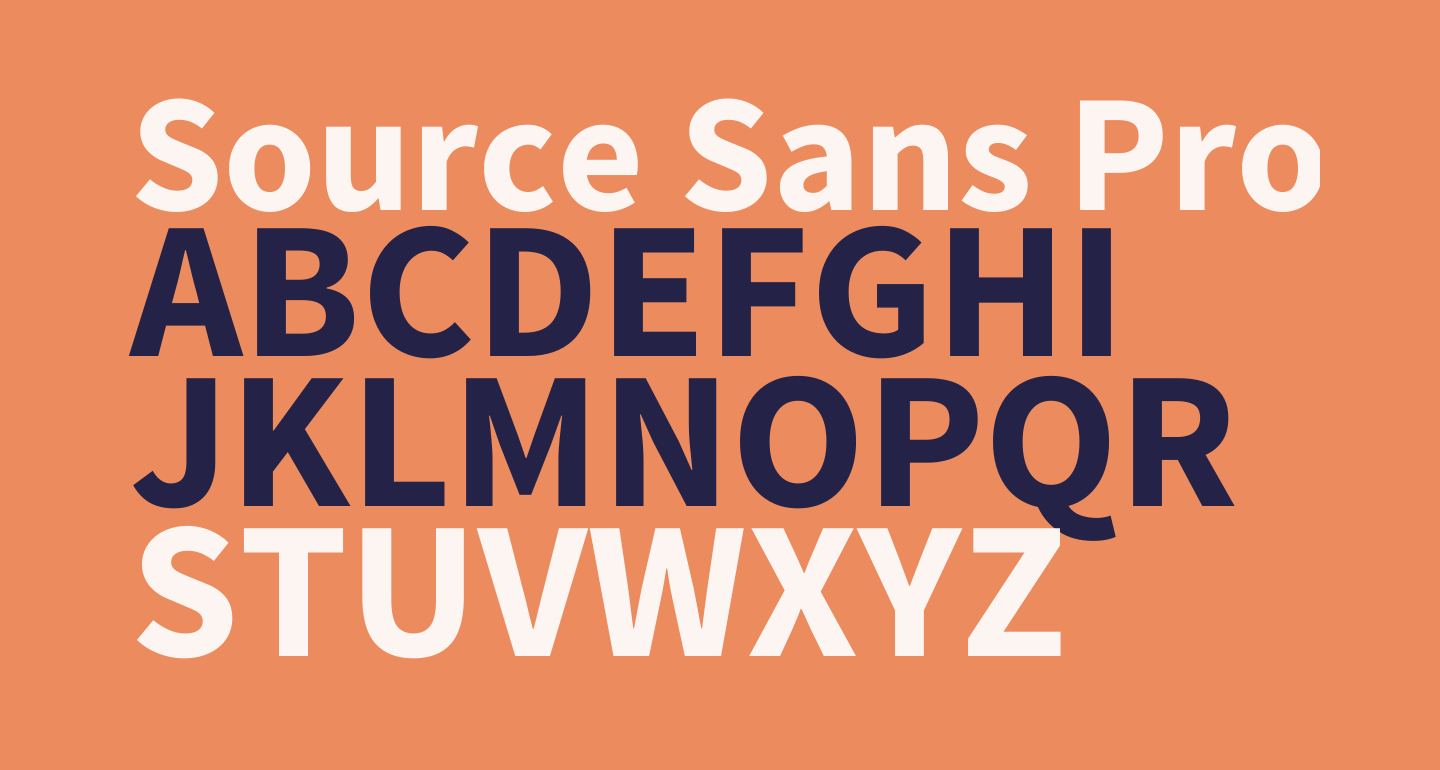 Source Sans Pro Bold free Font - What Font Is