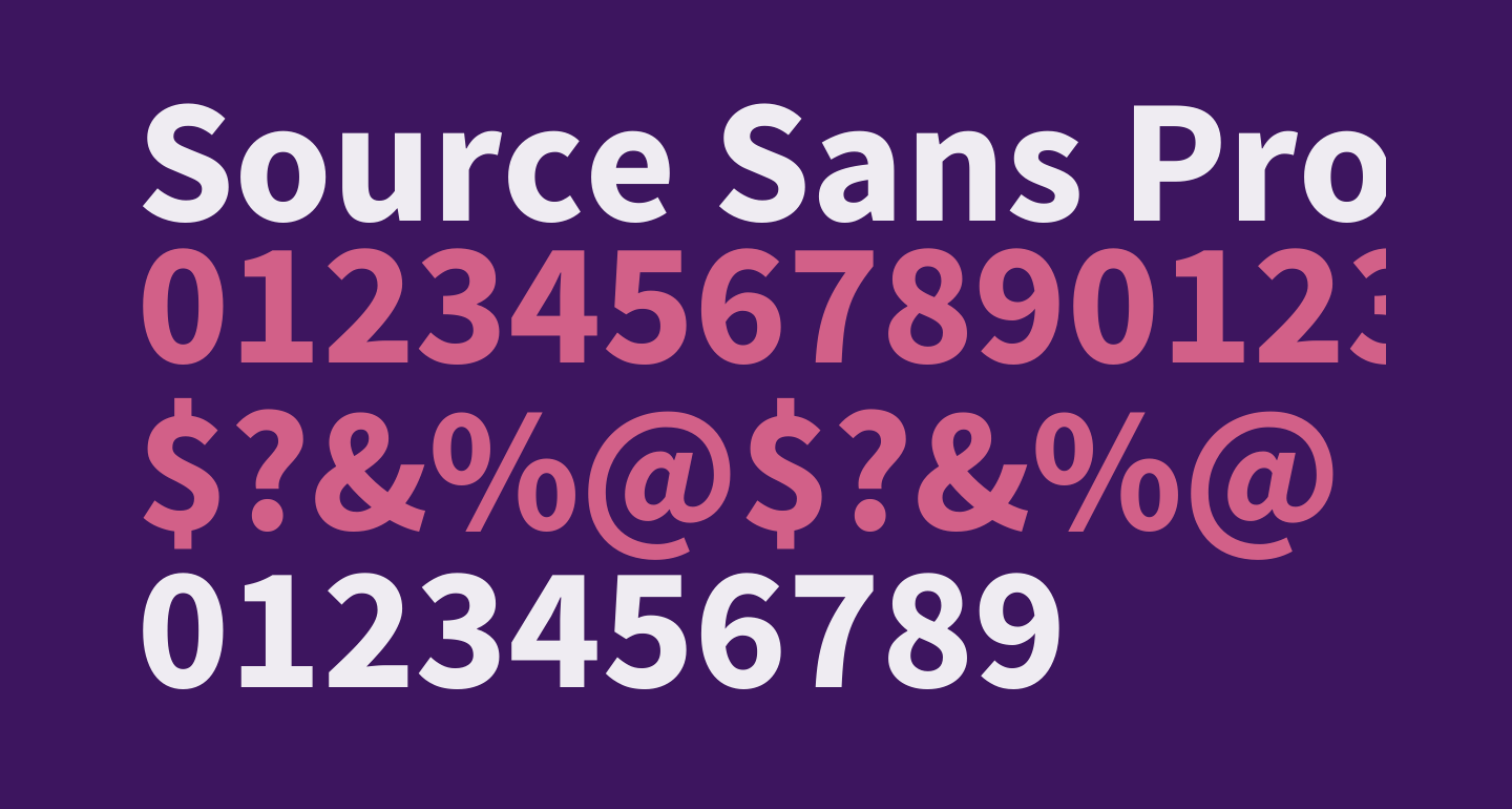 Source Sans Pro Bold free Font - What Font Is