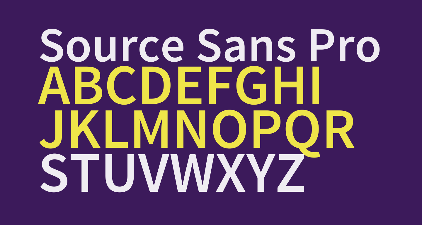 Source Sans Pro Semibold free Font - What Font Is