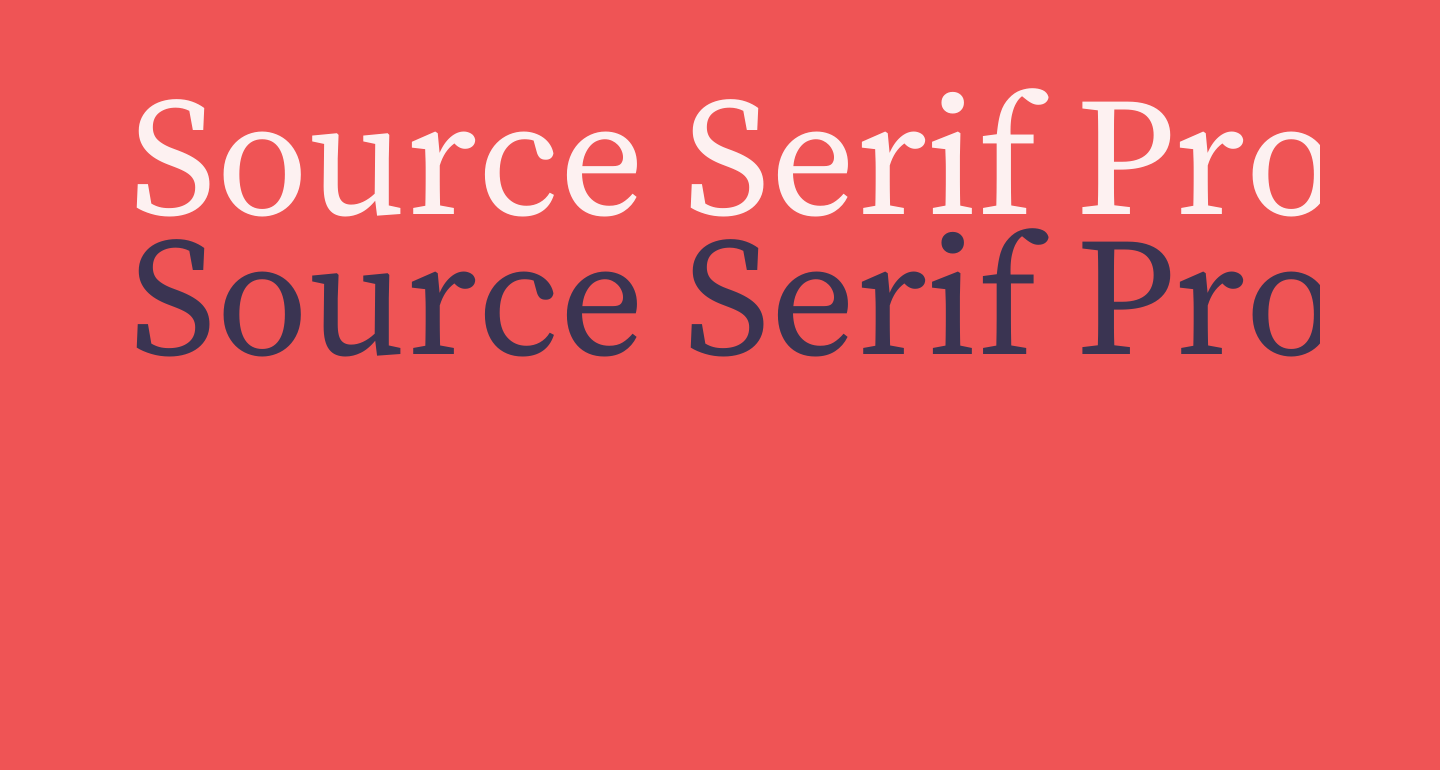 Source Serif Pro Regular free Font - What Font Is