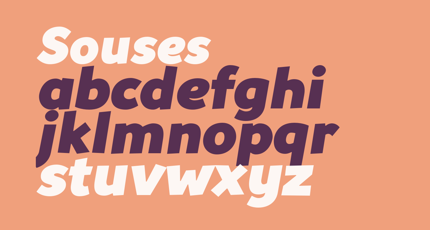 Souses free Font - What Font Is