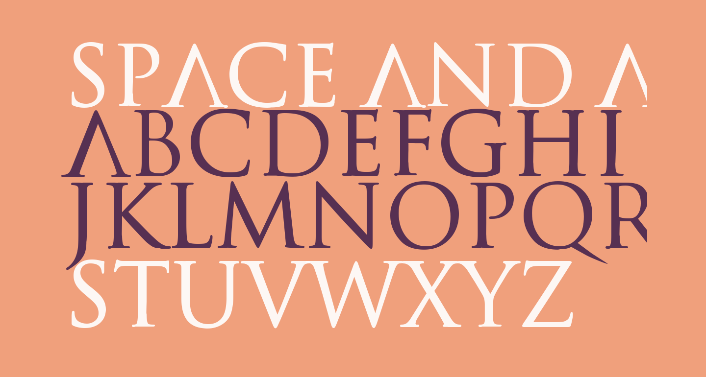 Space and Astronomy free Font - What Font Is