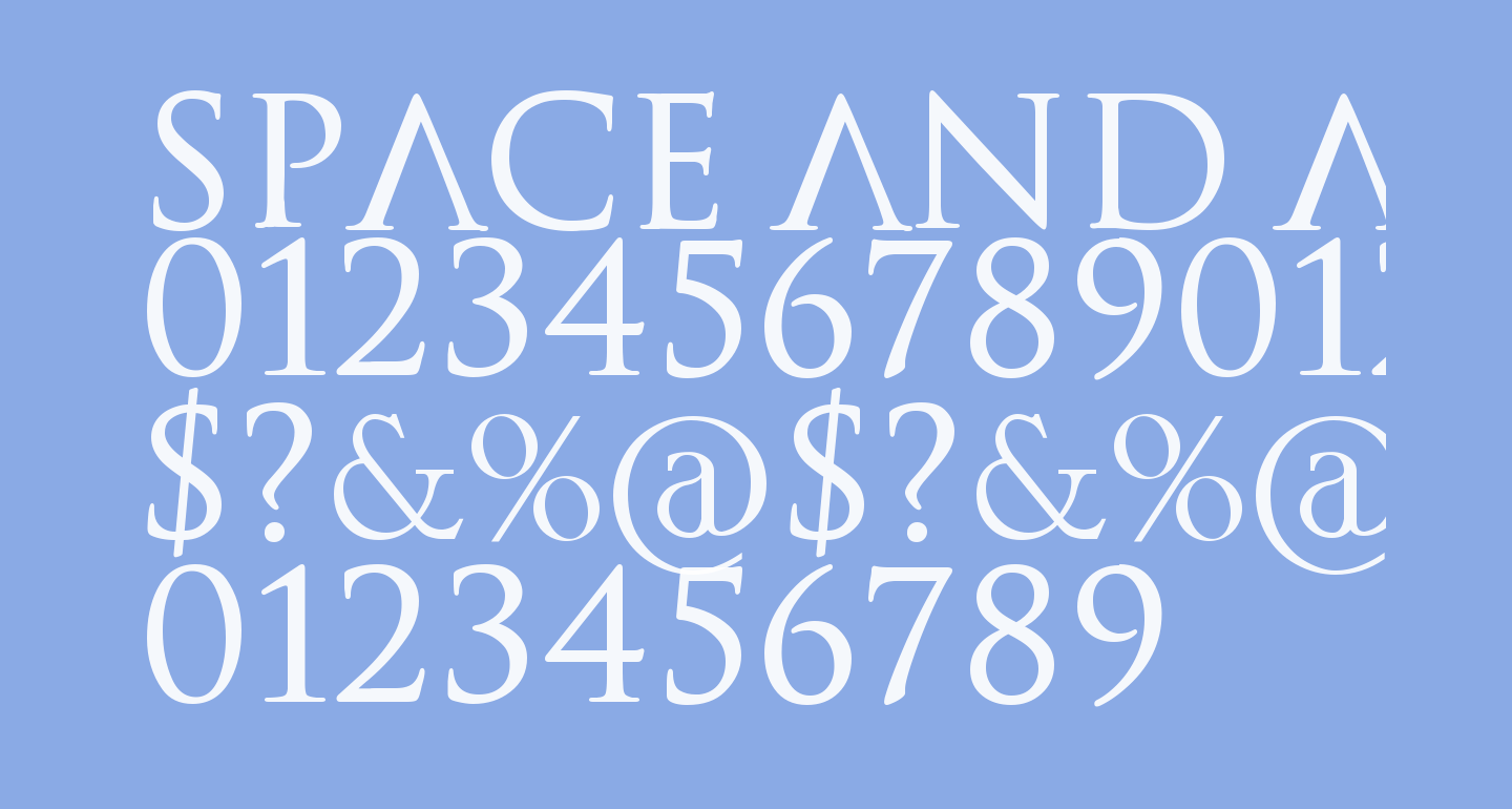 Space and Astronomy free Font - What Font Is
