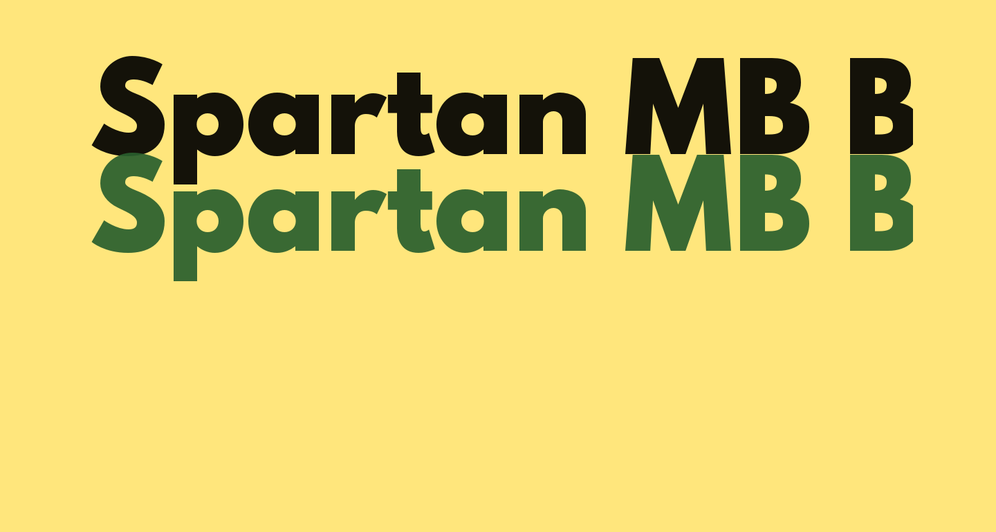 Spartan MB Black free Font - What Font Is