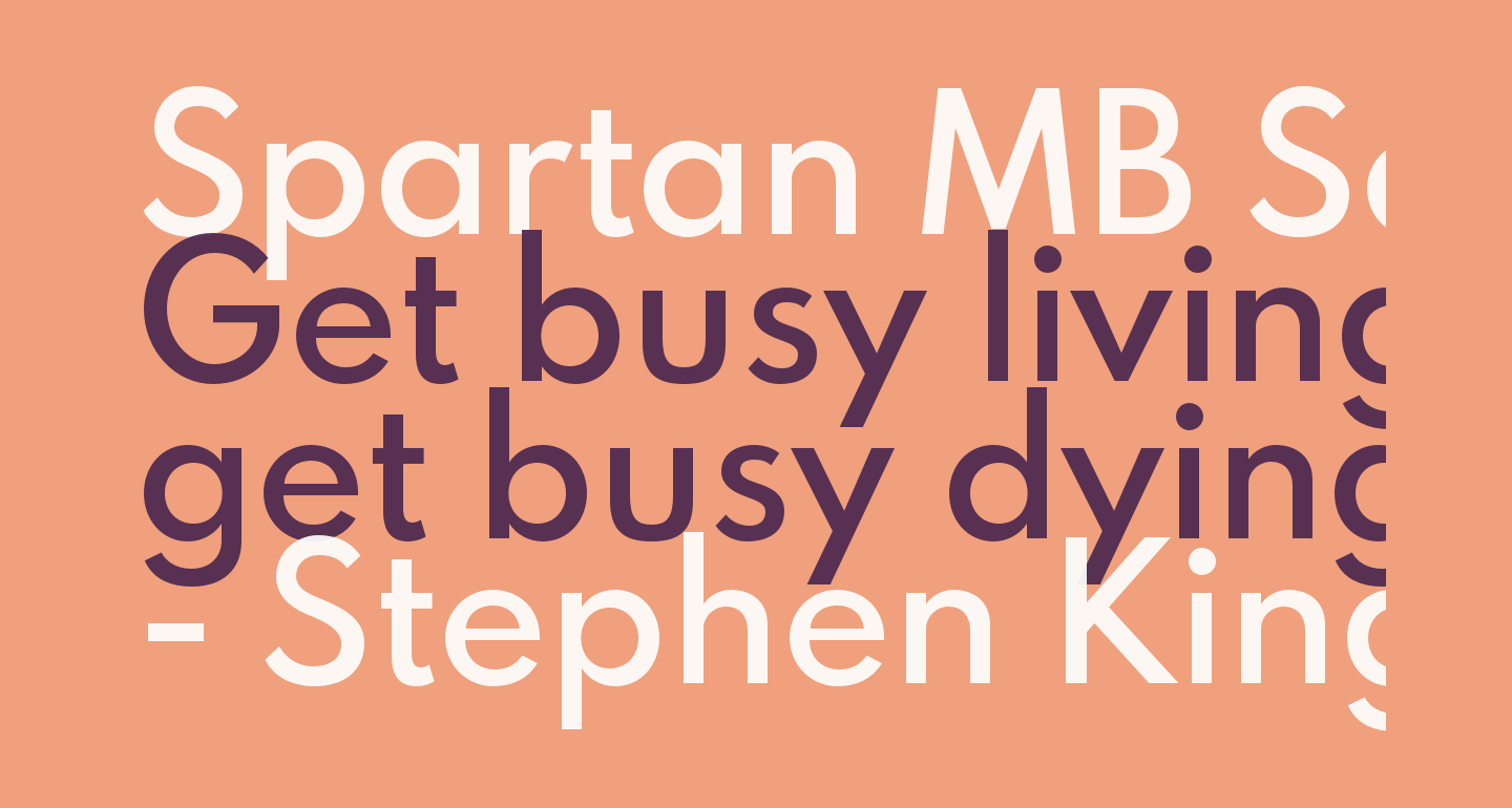 Spartan MB SemiBold free Font - What Font Is