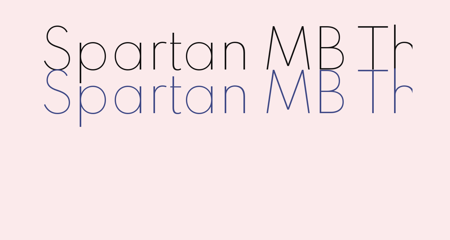 Spartan MB Thin free Font - What Font Is