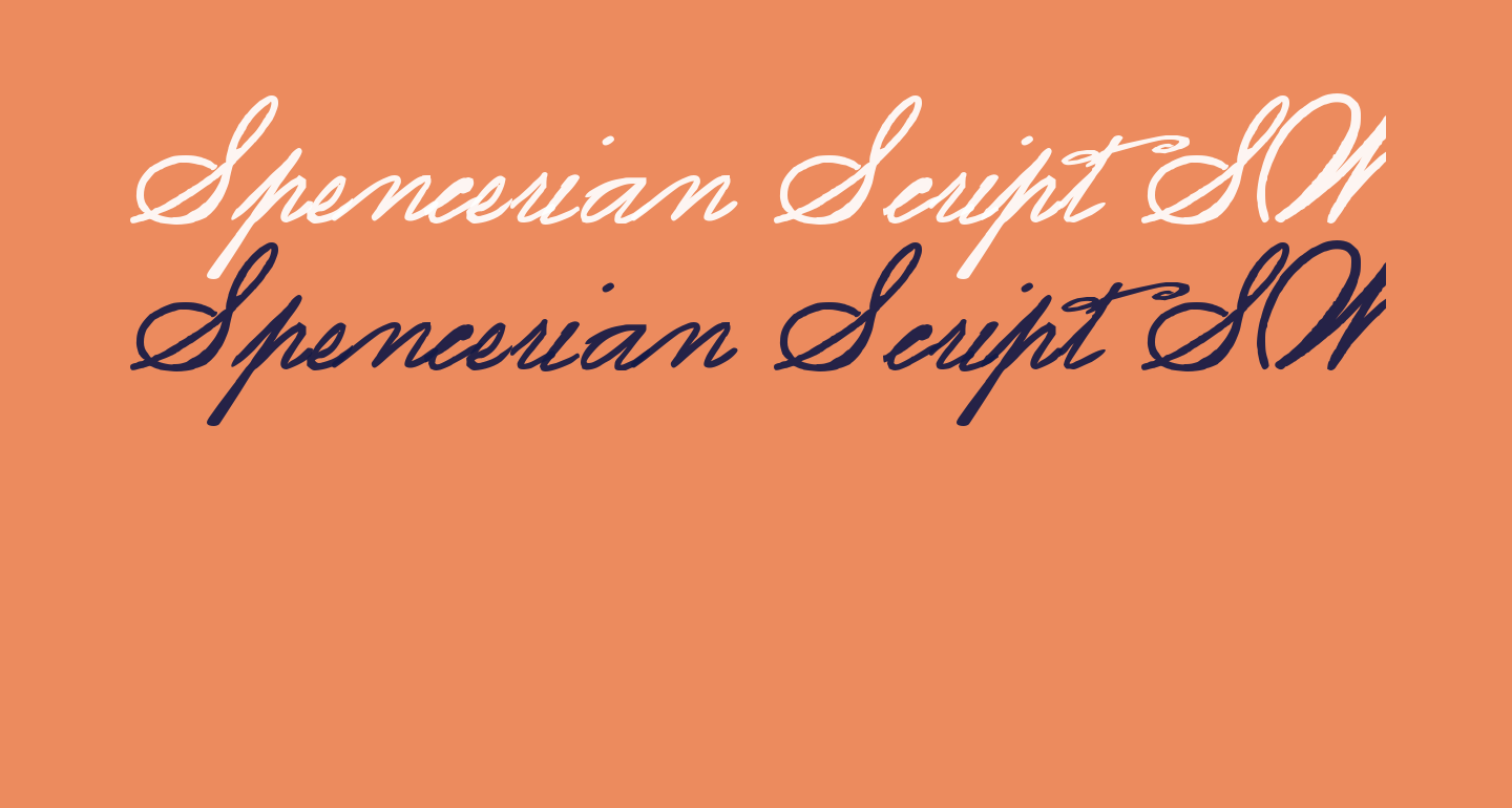 Spencerian Script SW free Font - What Font Is