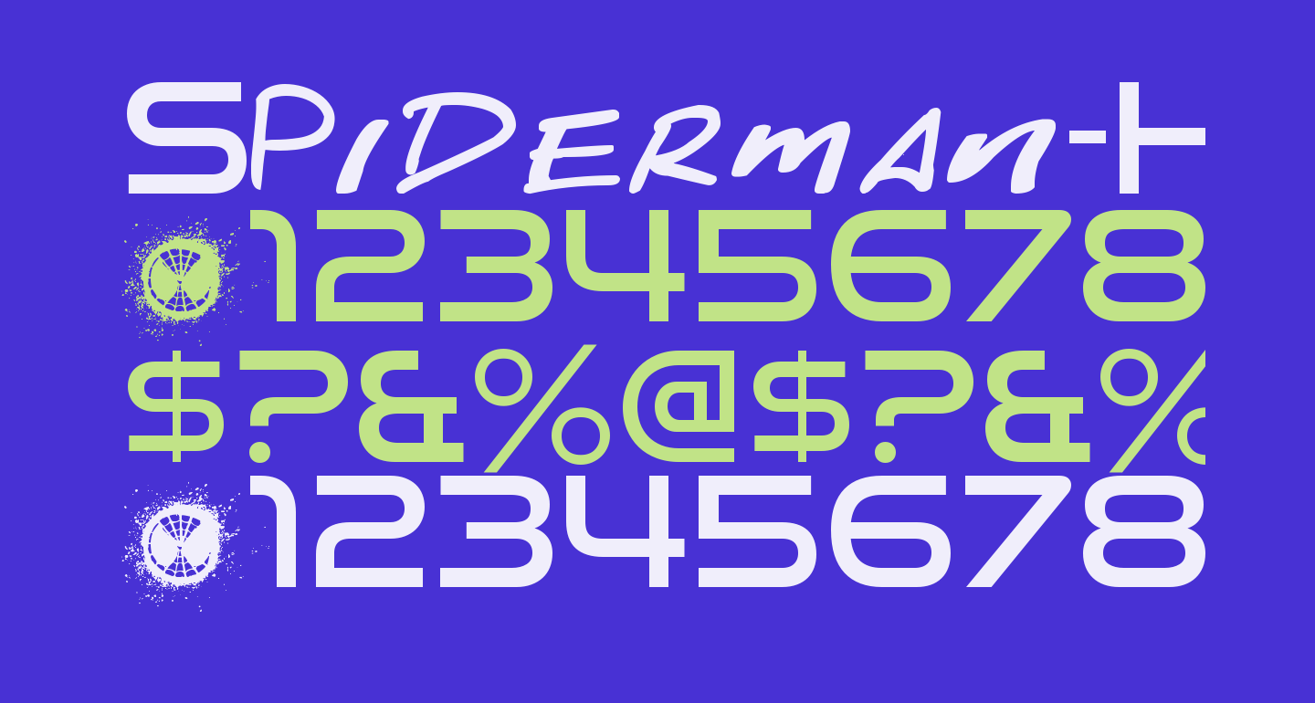 Spiderman-Homecoming free Font - What Font Is