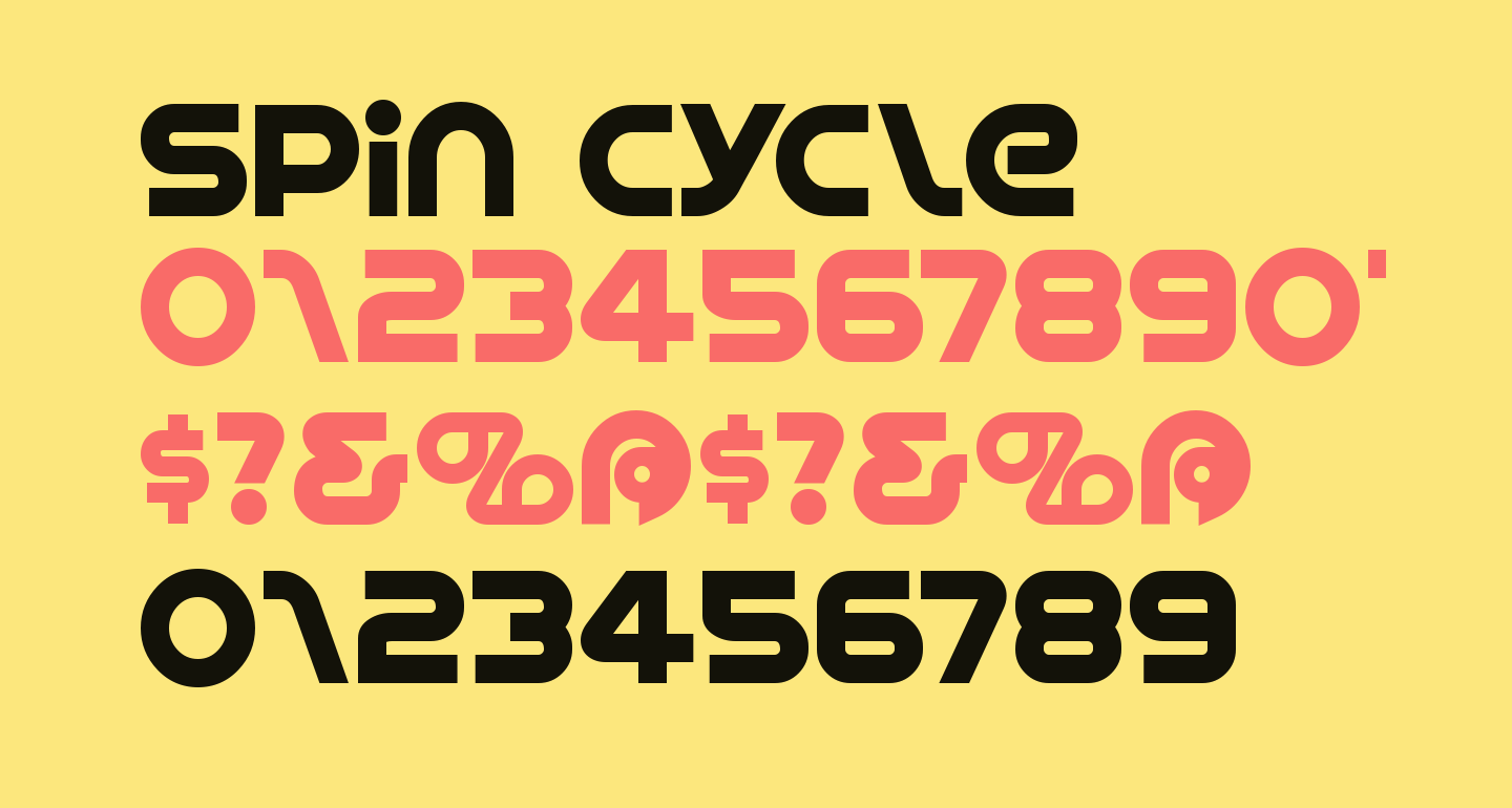 Spin Cycle free Font - What Font Is