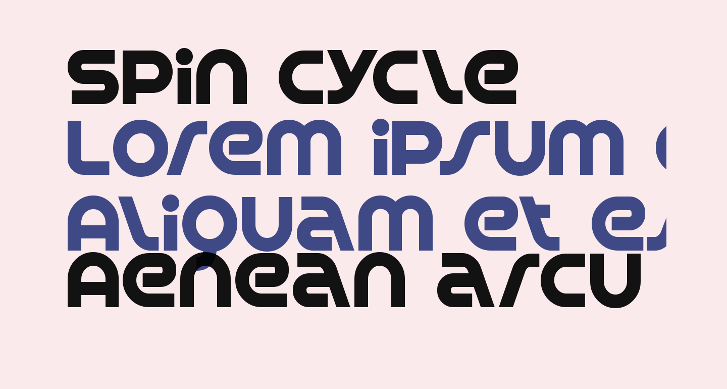 Spin Cycle free Font - What Font Is