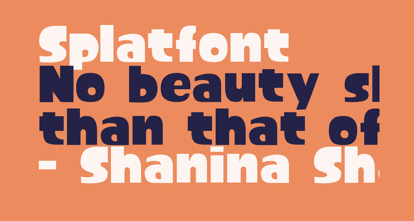 Splatfont free Font - What Font Is