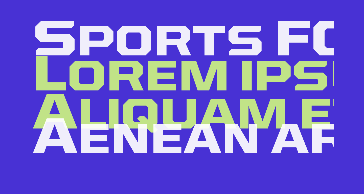 Sports FOX Sports UScore free Font - What Font Is