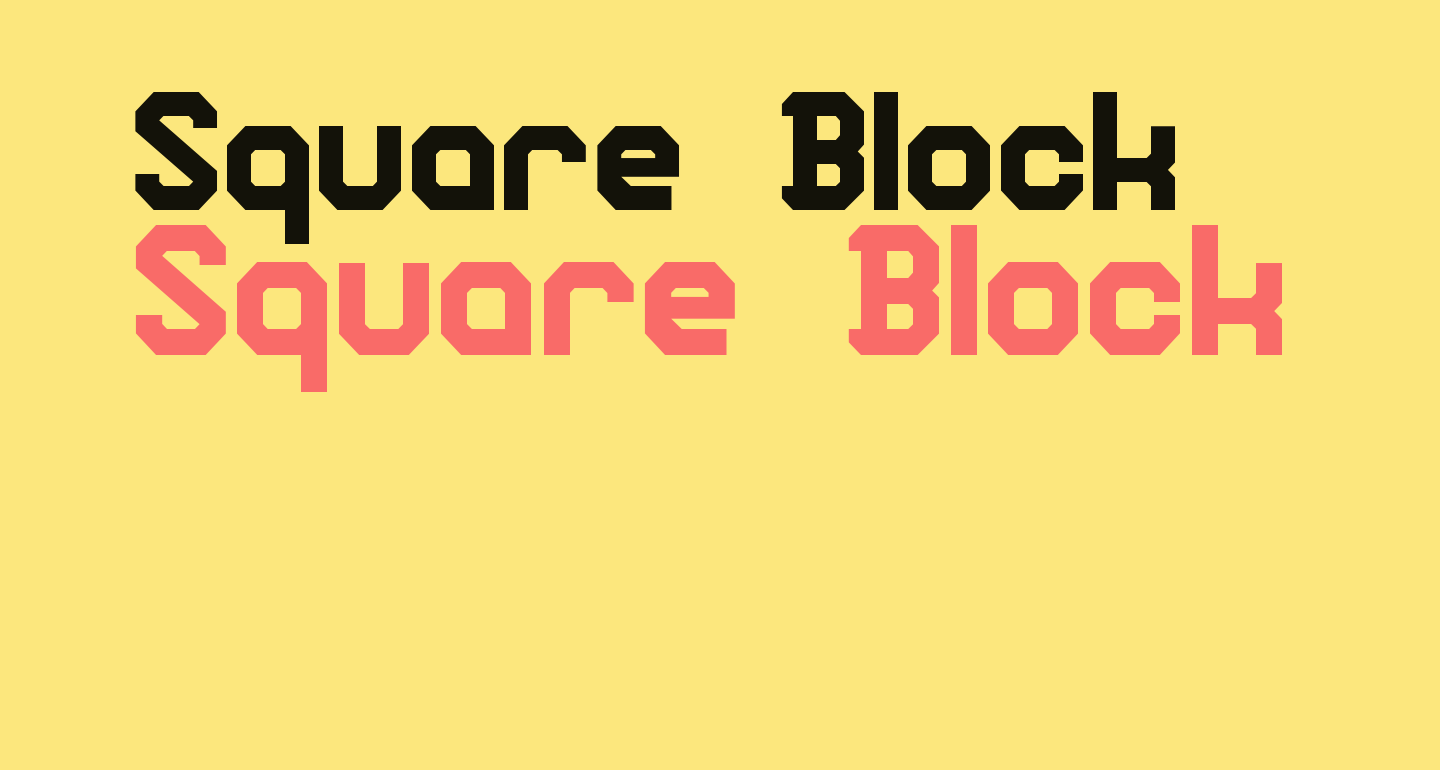 Square Block free Font - What Font Is