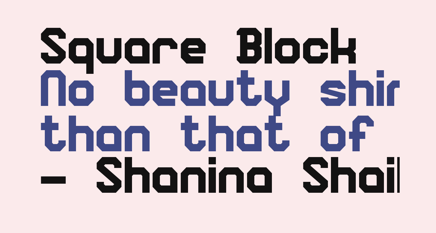 Square Block free Font - What Font Is