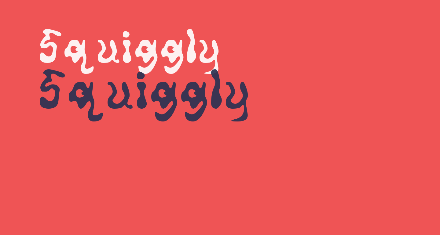 Squiggly free Font - What Font Is