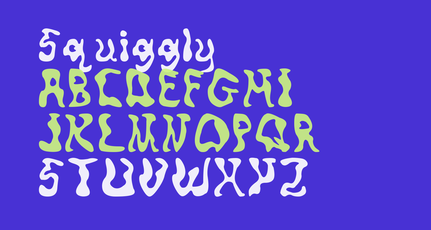 Squiggly free Font - What Font Is
