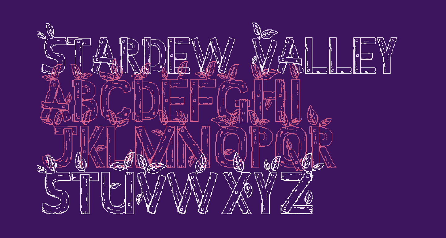 Stardew Valley All Caps free Font - What Font Is