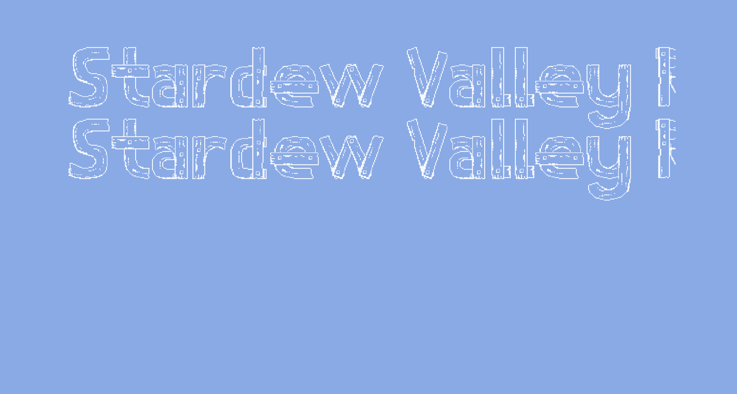 Stardew Valley Regular free Font - What Font Is
