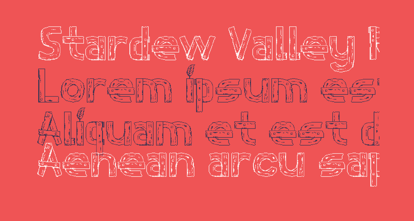 Stardew Valley Regular free Font - What Font Is