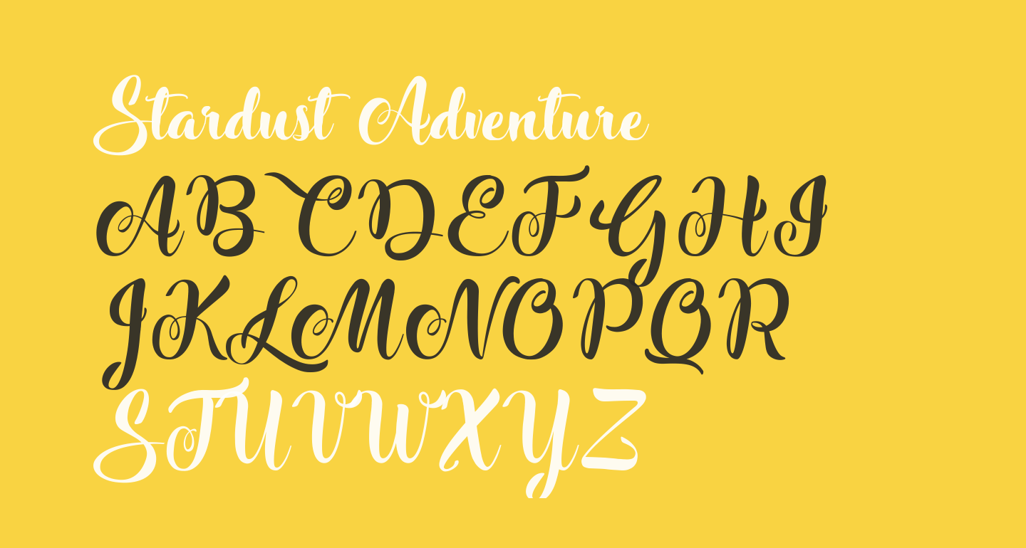 Stardust Adventure free Font - What Font Is