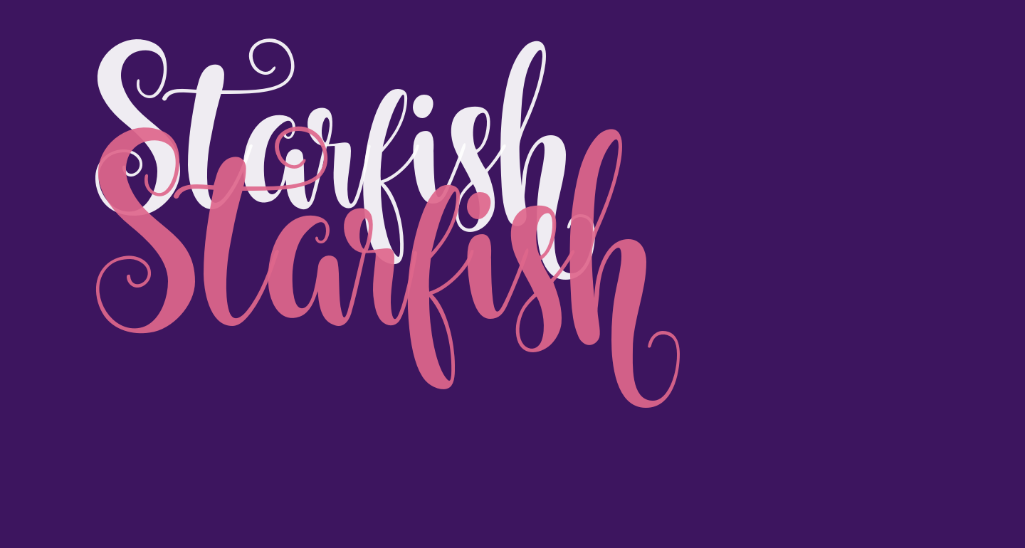 Starfish free Font - What Font Is