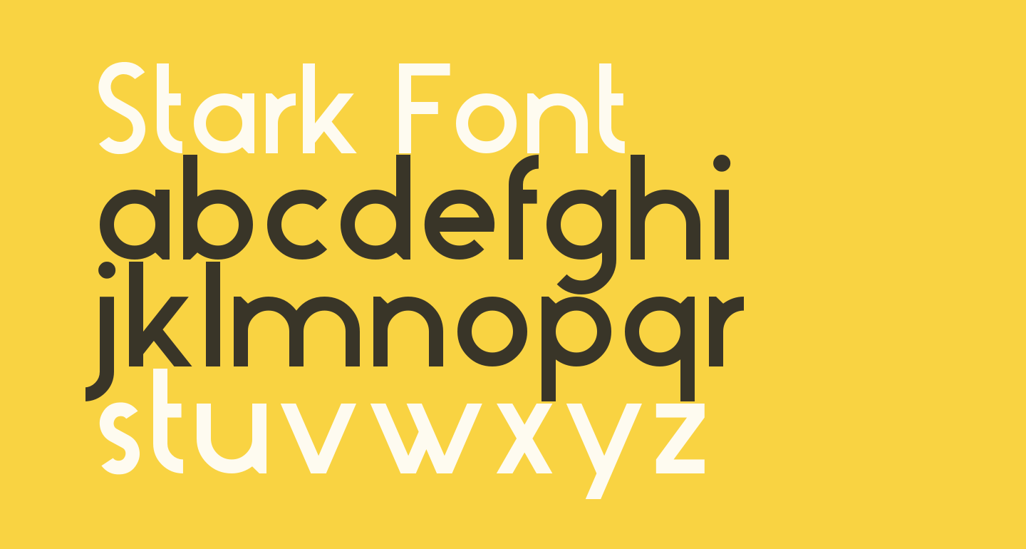 Stark free Font - What Font Is