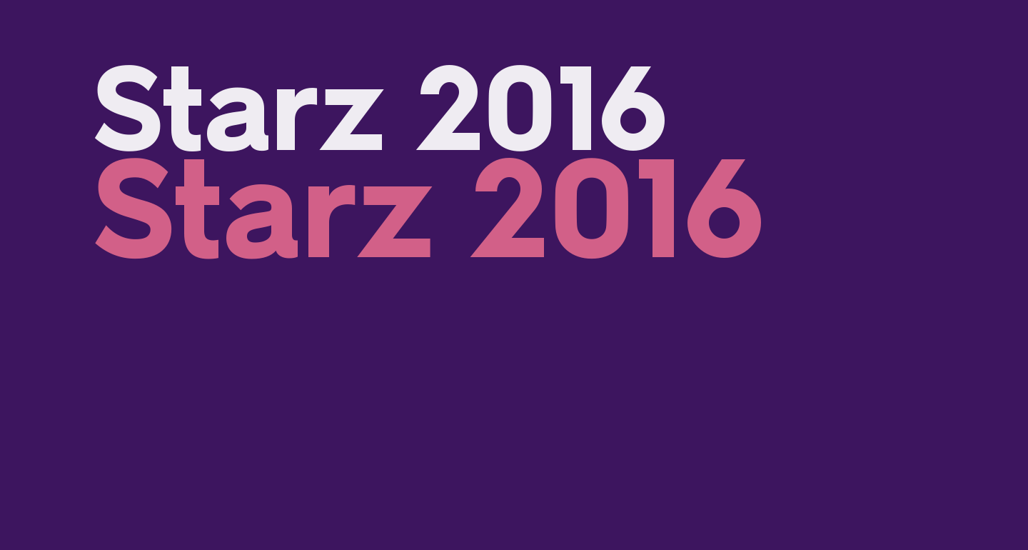 Starz 2016 free Font - What Font Is