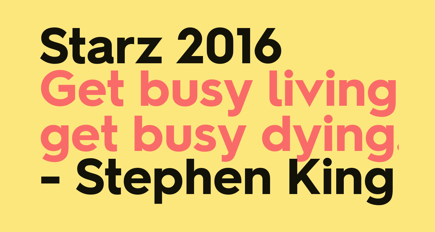 Starz 2016 free Font - What Font Is