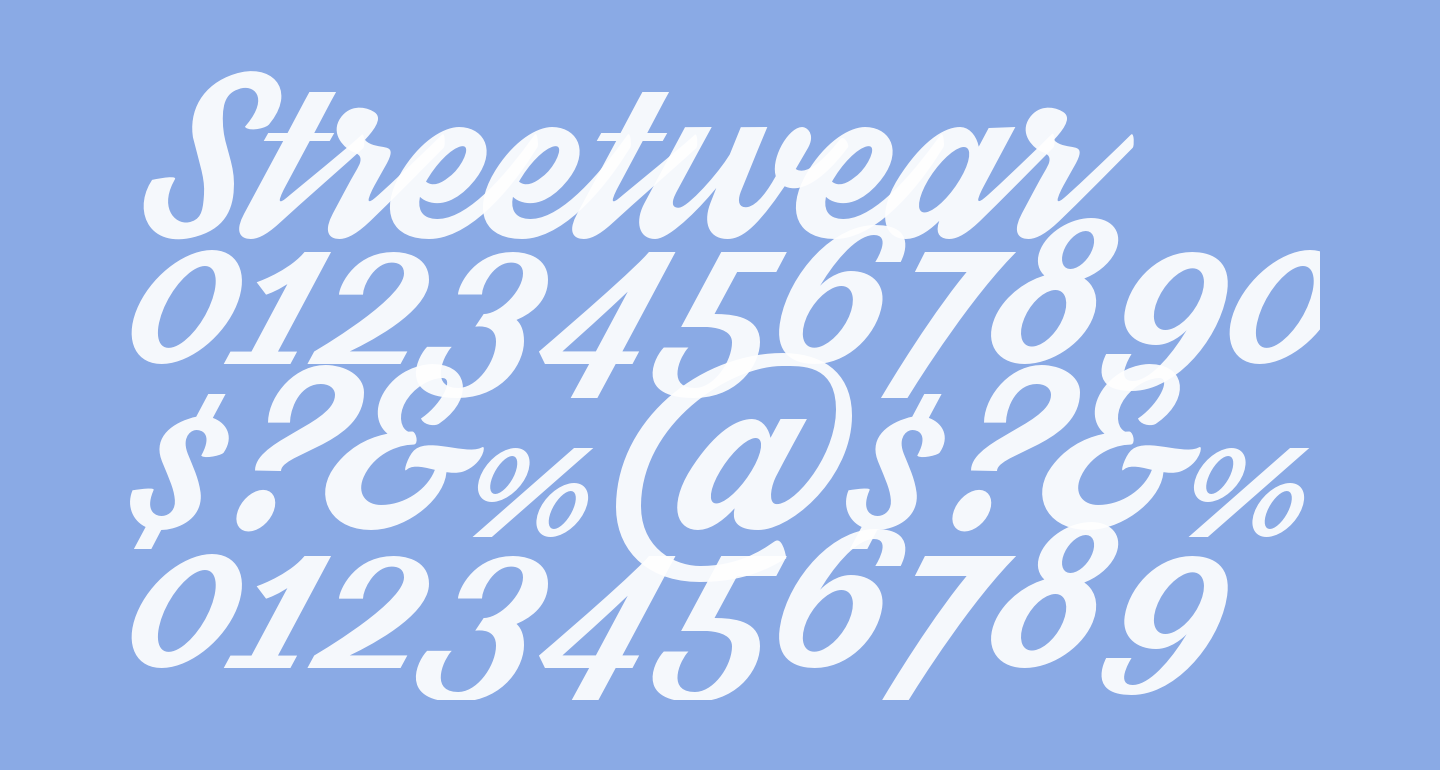 Streetwear free Font - What Font Is