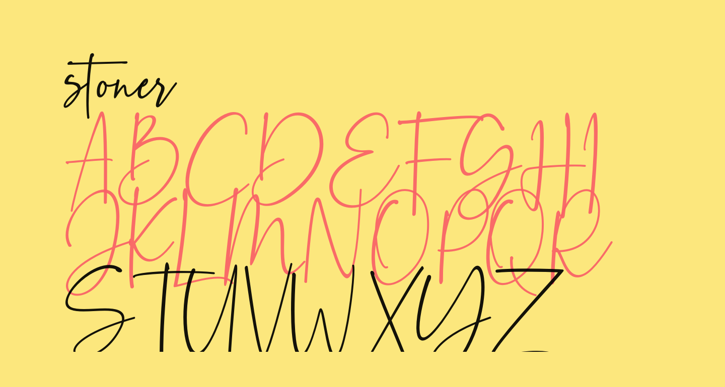 stoner free Font - What Font Is