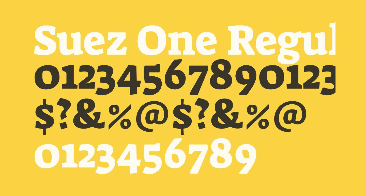 Suez One Regular free Font - What Font Is
