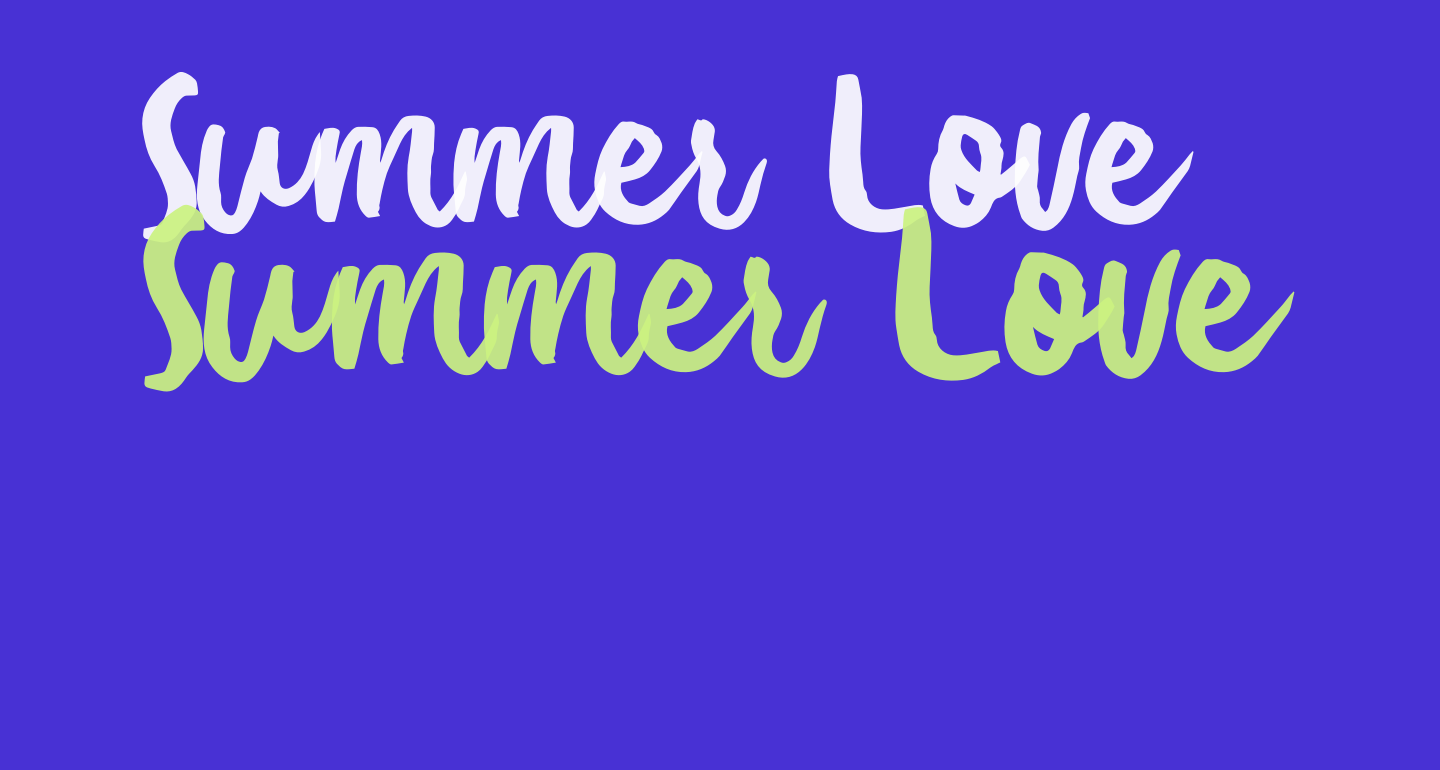 Summer Love free Font - What Font Is
