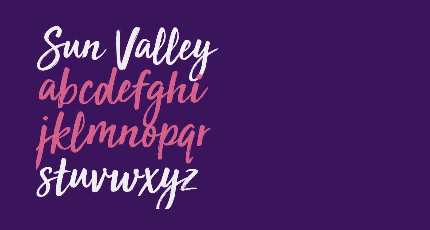 Sun Valley free Font - What Font Is