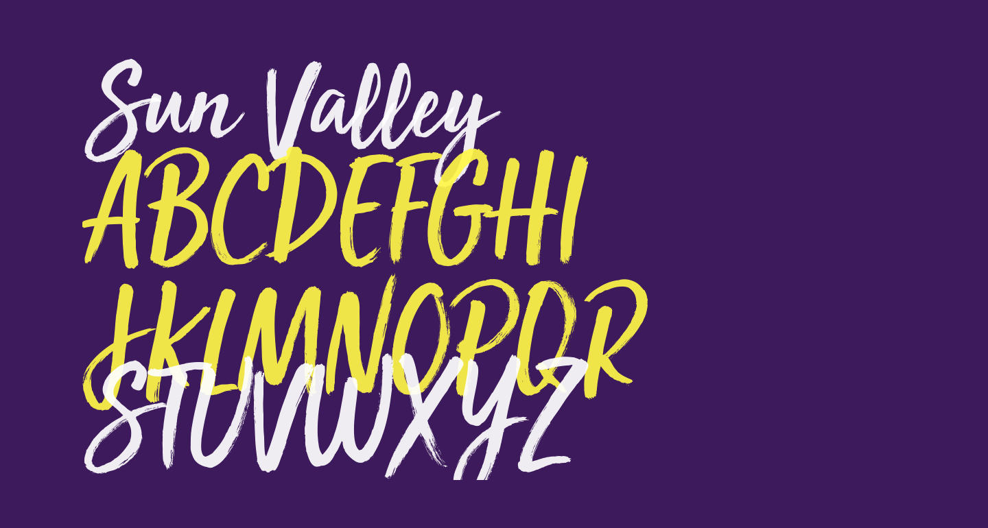 Sun Valley free Font - What Font Is