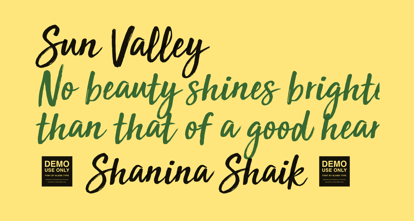 Sun Valley free Font - What Font Is