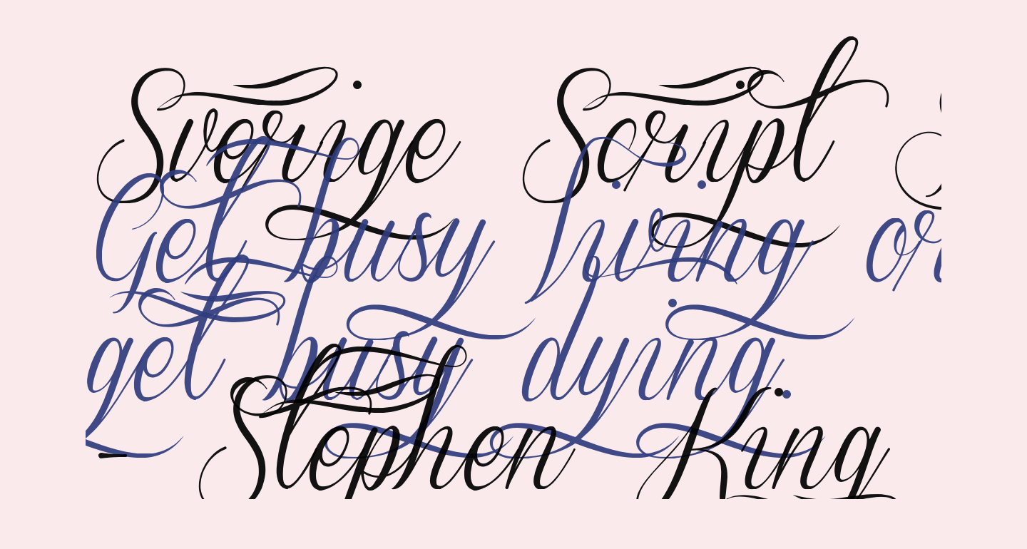 Sverige Script Decorated Demo free Font - What Font Is