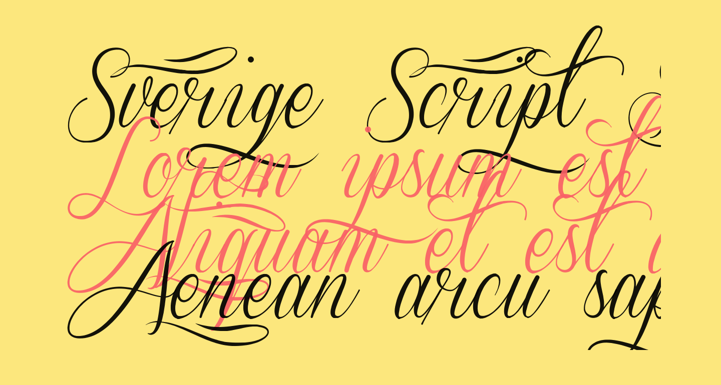 Sverige Script Decorated Demo free Font - What Font Is