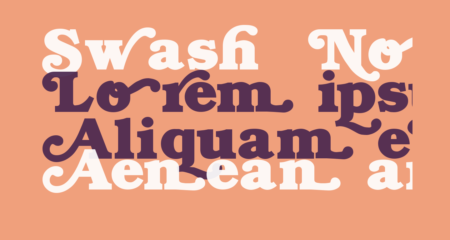 Swash Normal free Font - What Font Is