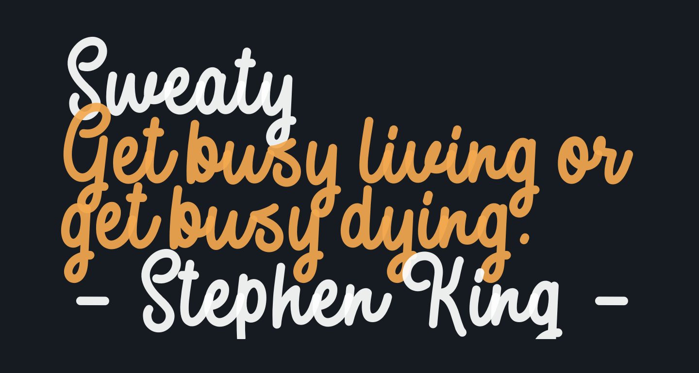 Sweaty free Font - What Font Is