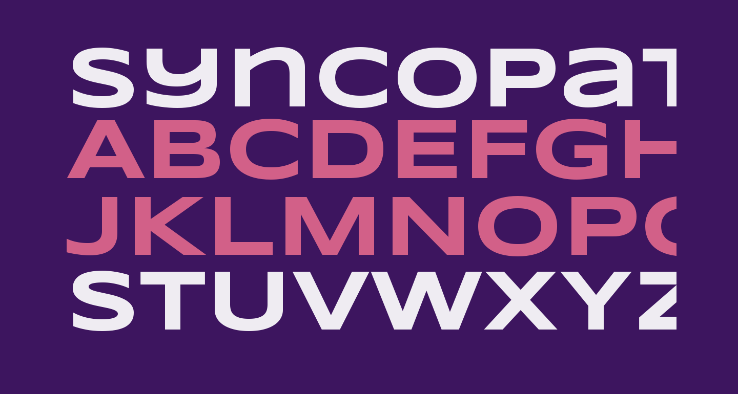 Syncopate Bold free Font - What Font Is