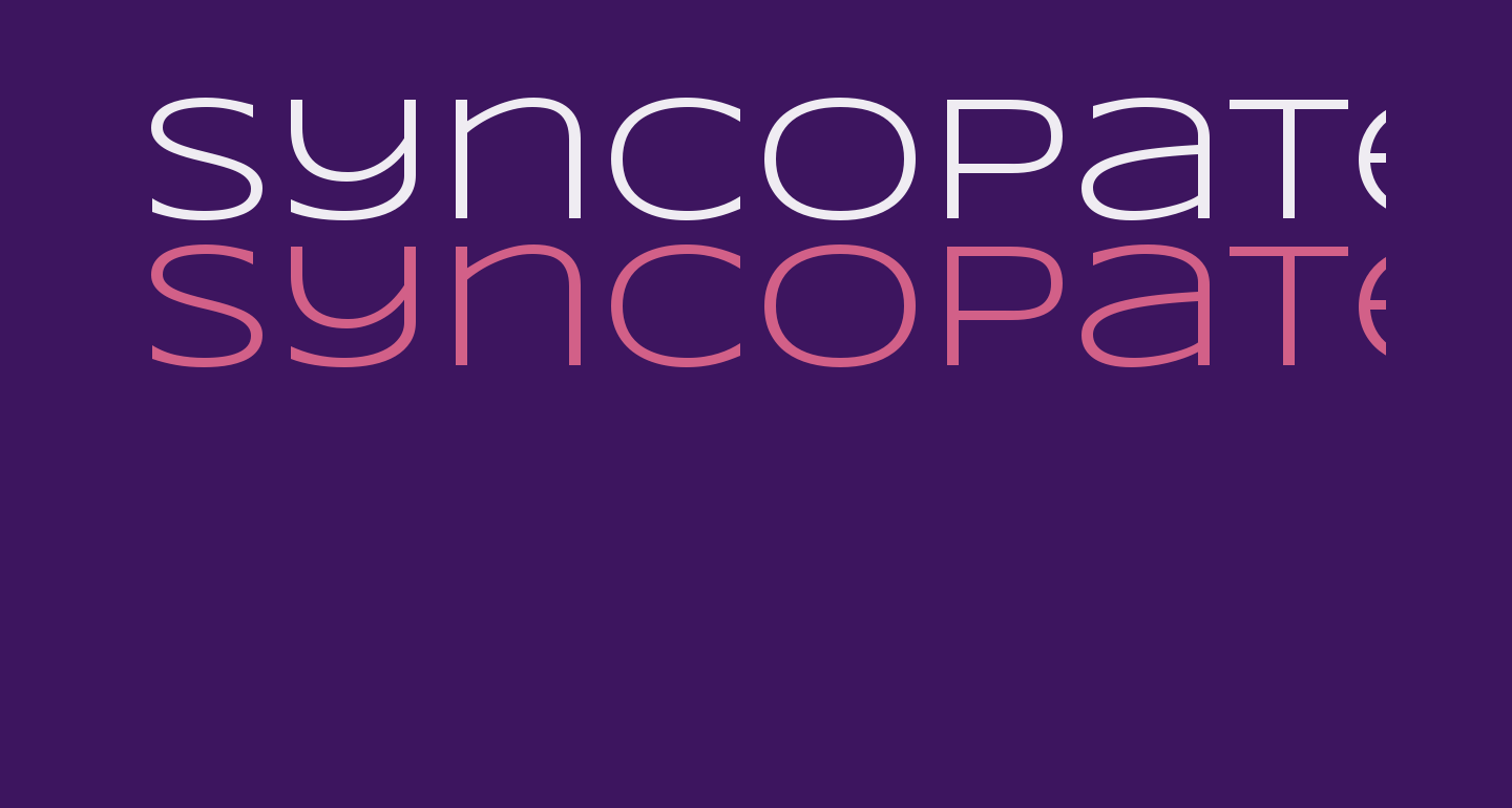 Syncopate-Regular free Font - What Font Is