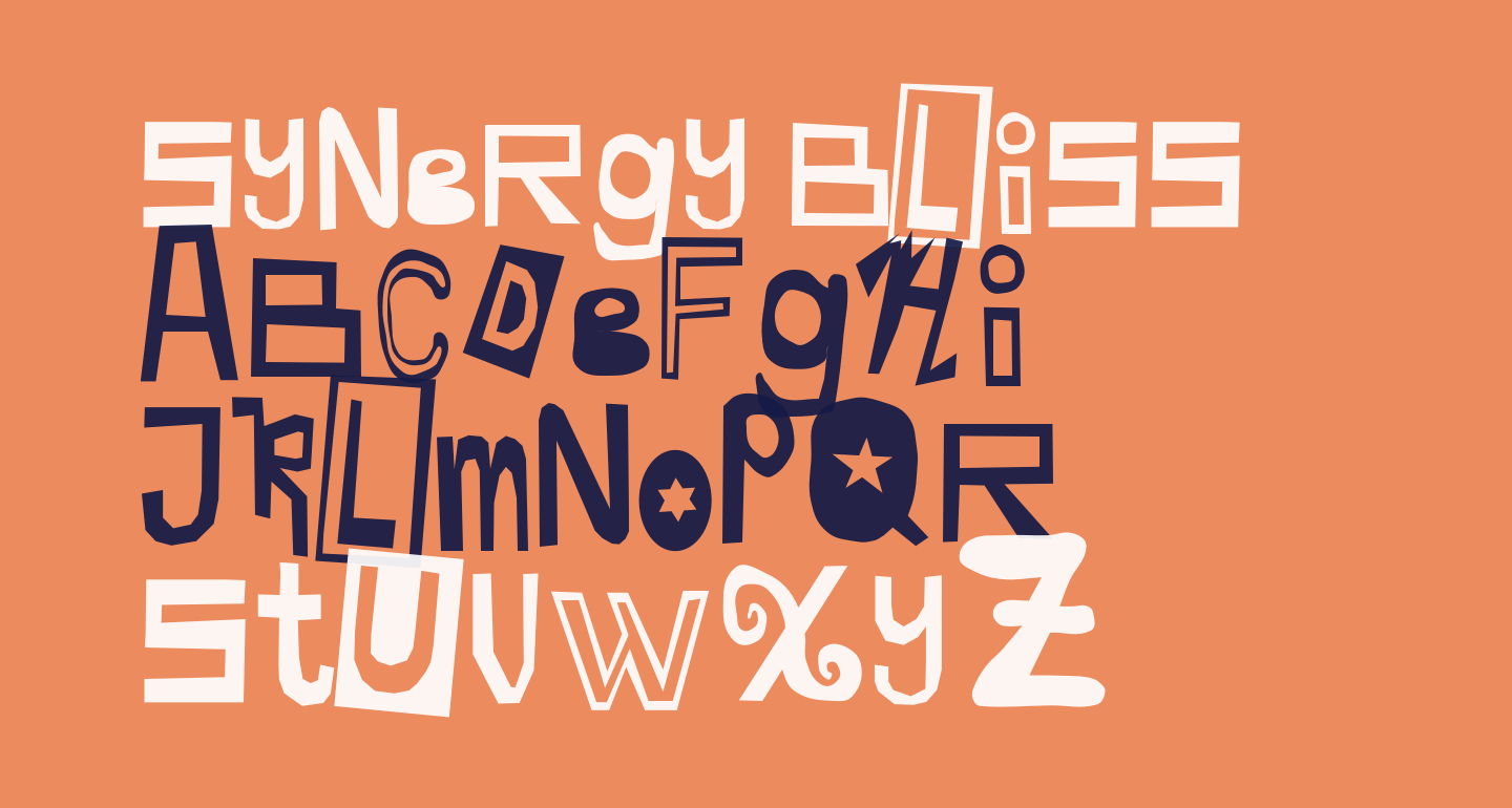 Synergy Bliss free Font - What Font Is