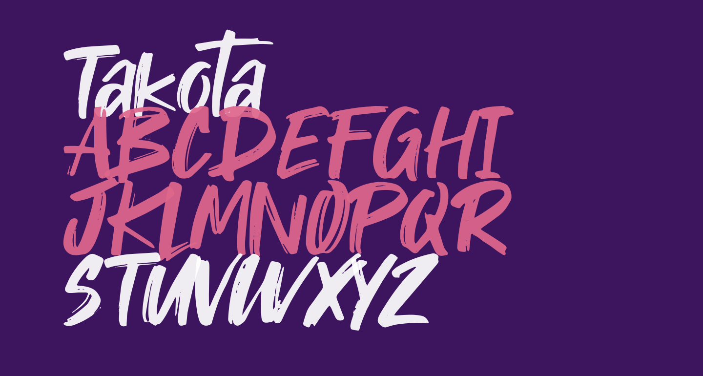 Takota free Font - What Font Is
